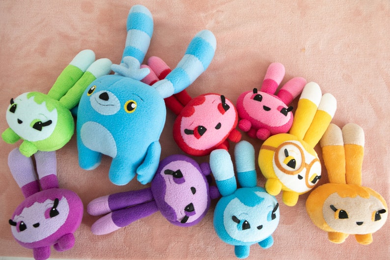 Abby Hatcher Bozzly Plush Bozzly Stuffed Animal Handmade - Etsy