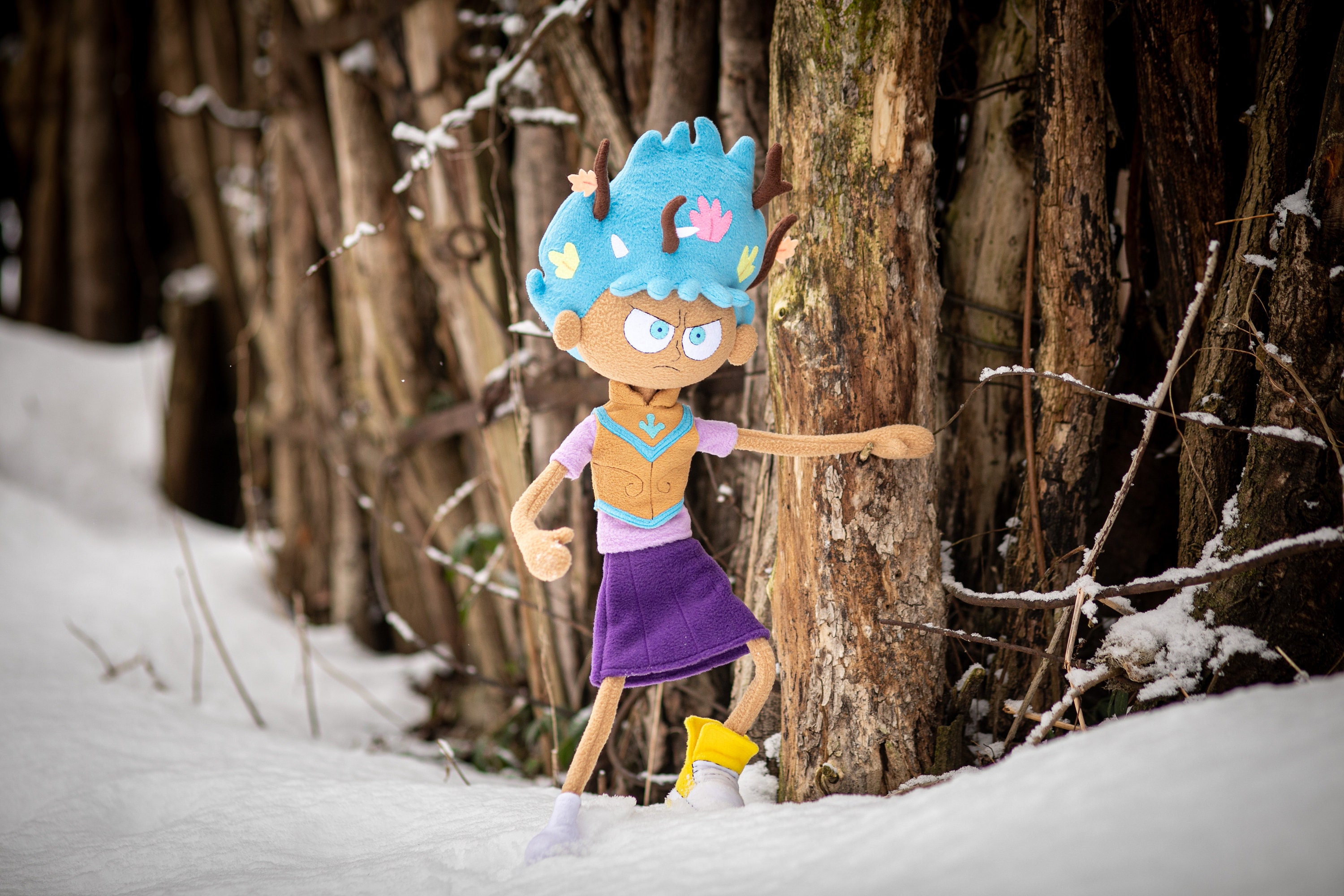 Anne Blue Power Boonchuy Amphibia Inspired Blue Magic Anne | Etsy UK