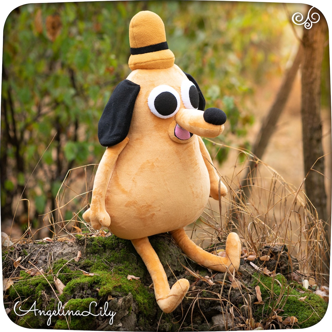 This is Fine Mem Plushie, This is Fine Fire Meme Plush, Dog With a Cup ...