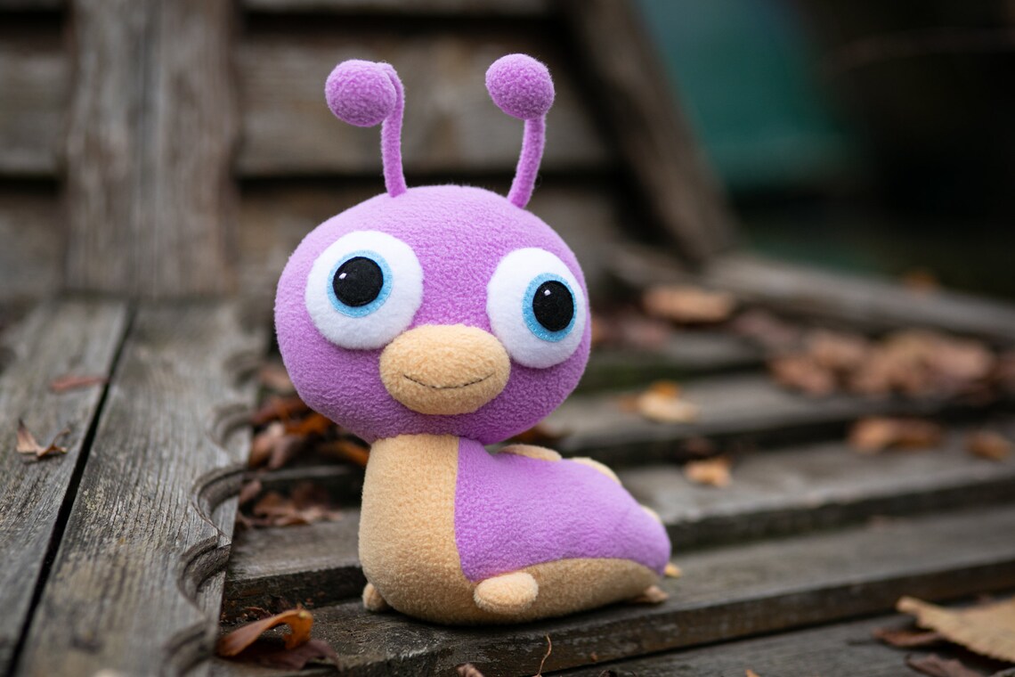 Tulli Baby TV plush handmade stuffed toy 10 in high soft | Etsy