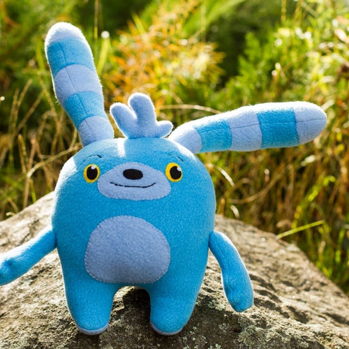 Abby Hatcher Bozzly Plush Bozzly Stuffed Animal Handmade - Etsy