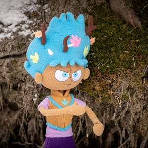 Anne Blue Power Boonchuy Amphibia Inspired Blue Magic Anne | Etsy UK