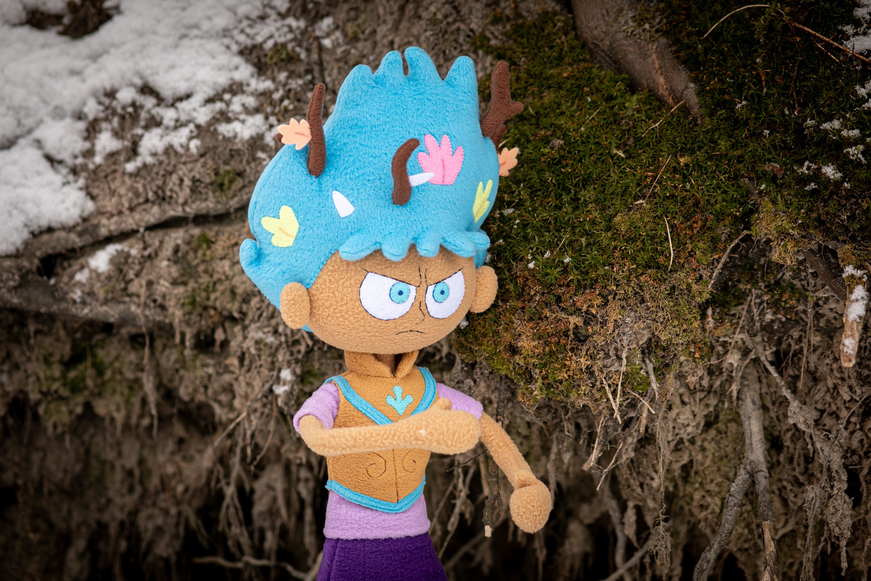 Anne Blue Power Boonchuy Amphibia Inspired Blue Magic Anne | Etsy UK