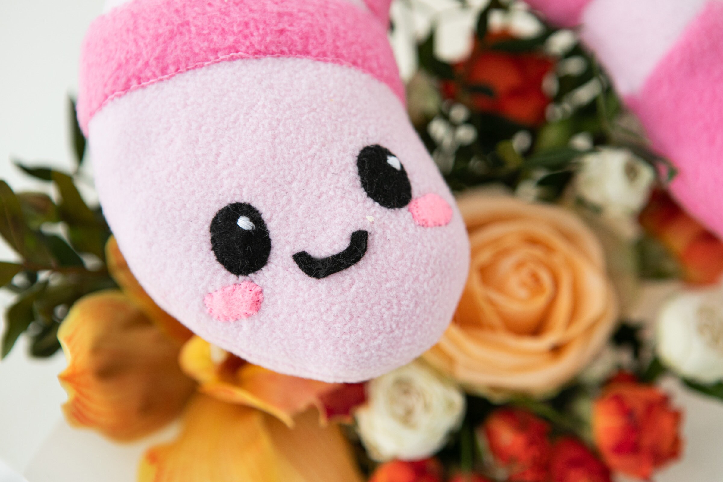 Kawaii Shrimp Plush Prawn Kawaii Plushie Handmade Soft - Etsy