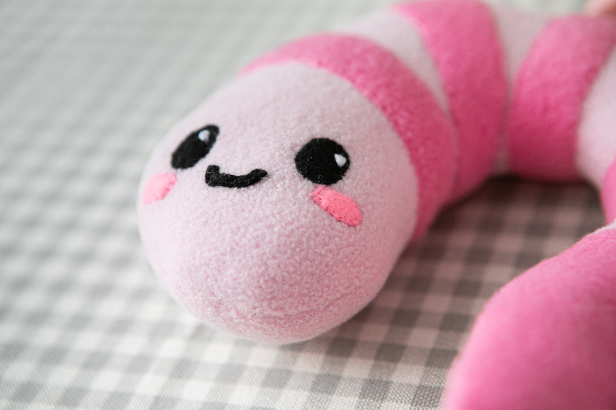 Kawaii Shrimp Plush Prawn Kawaii Plushie Handmade Soft - Etsy