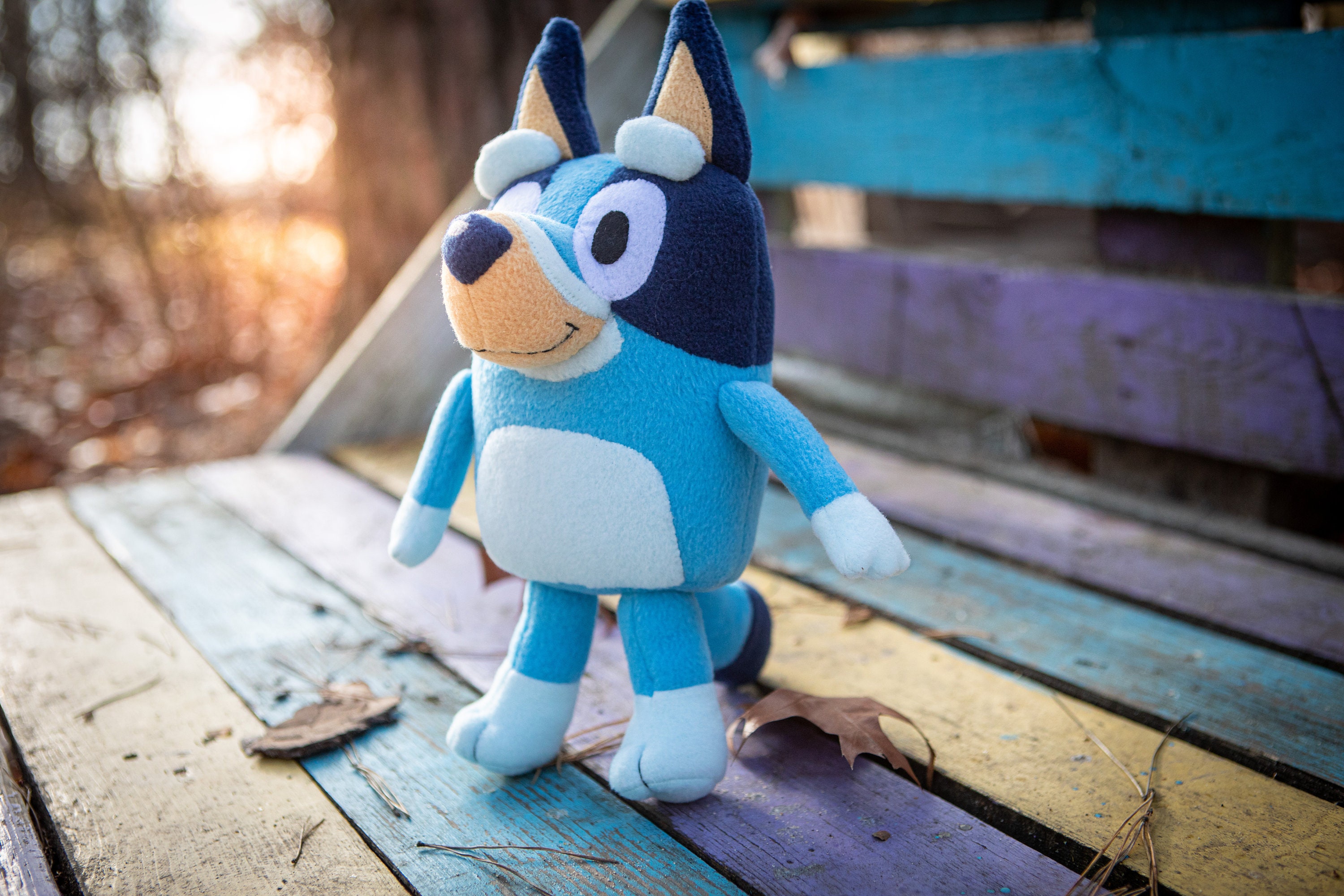 Bingo Heeler Bluey Australian Dog Plush Handmade Soft - Etsy UK