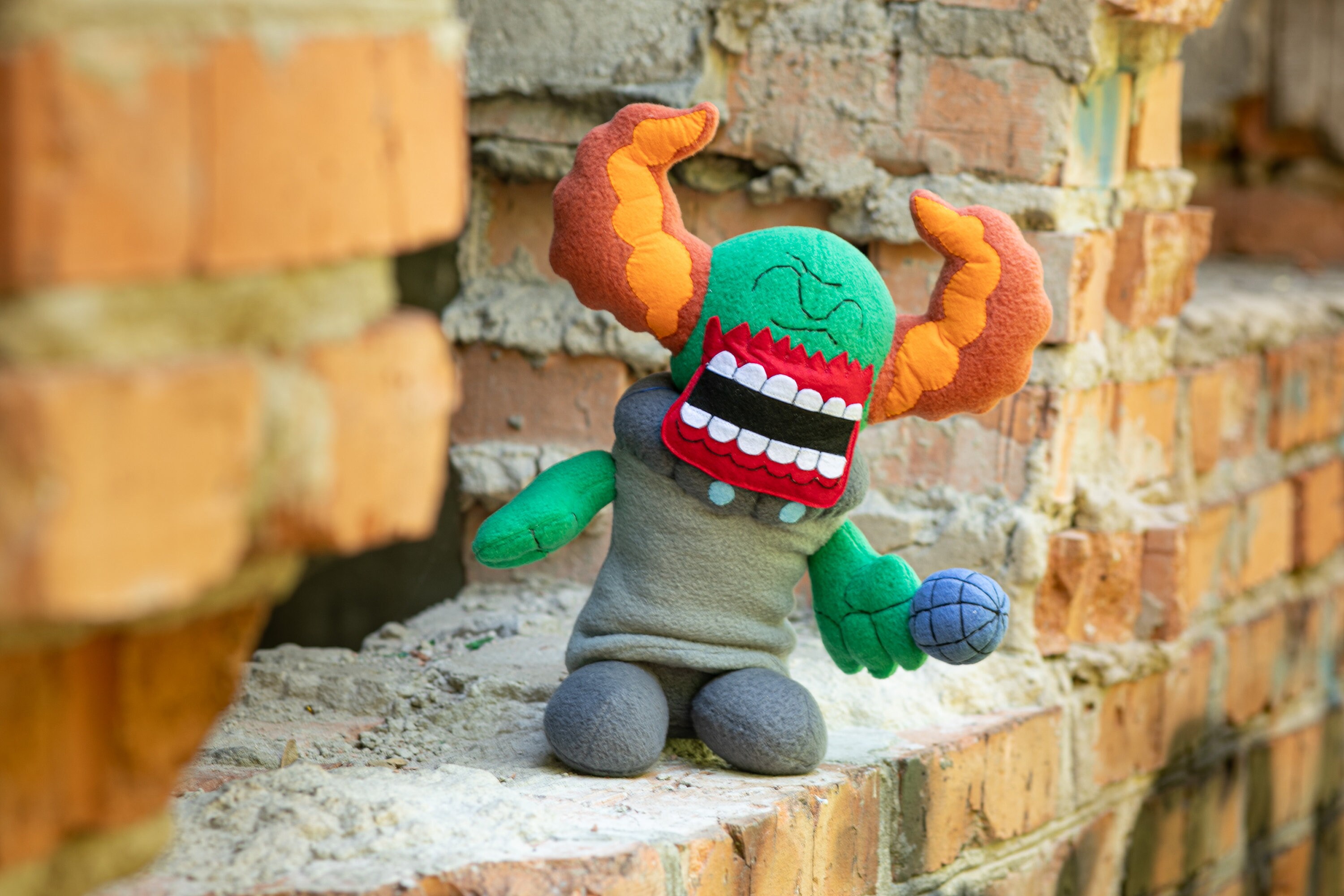 Tricky the Clown plush FNF inspired handmade to order 15 in - Etsy Polska