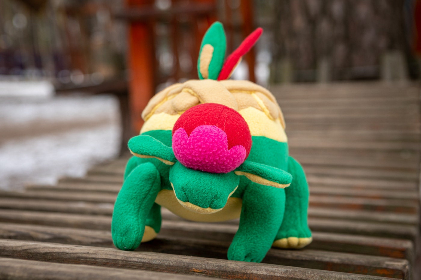 Appletun Pokemon Plush Handmade Shiny Appletun Plush Soft - Etsy UK