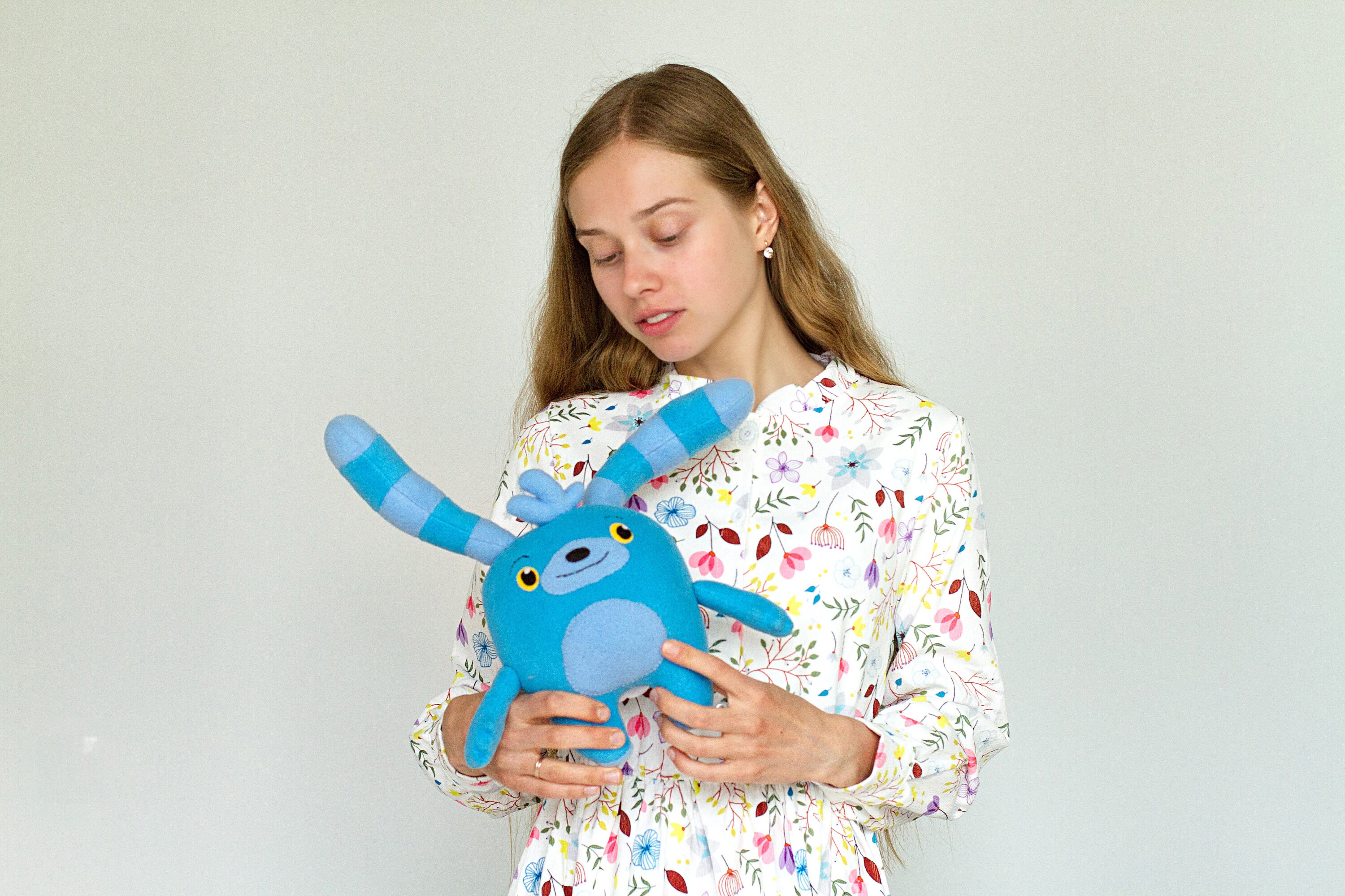 Abby Hatcher Bozzly Plush Bozzly Stuffed Animal Handmade - Etsy Australia