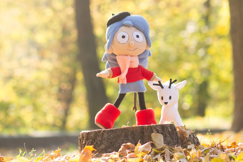 Twig plush handmade toy Hilda inspired Twig Doll Hilda and | Etsy