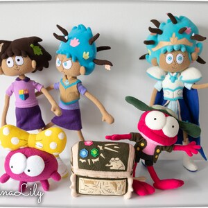 Polly Amphibia Inspired - Handmade Plush, 8 in High, Polly Plantar ...