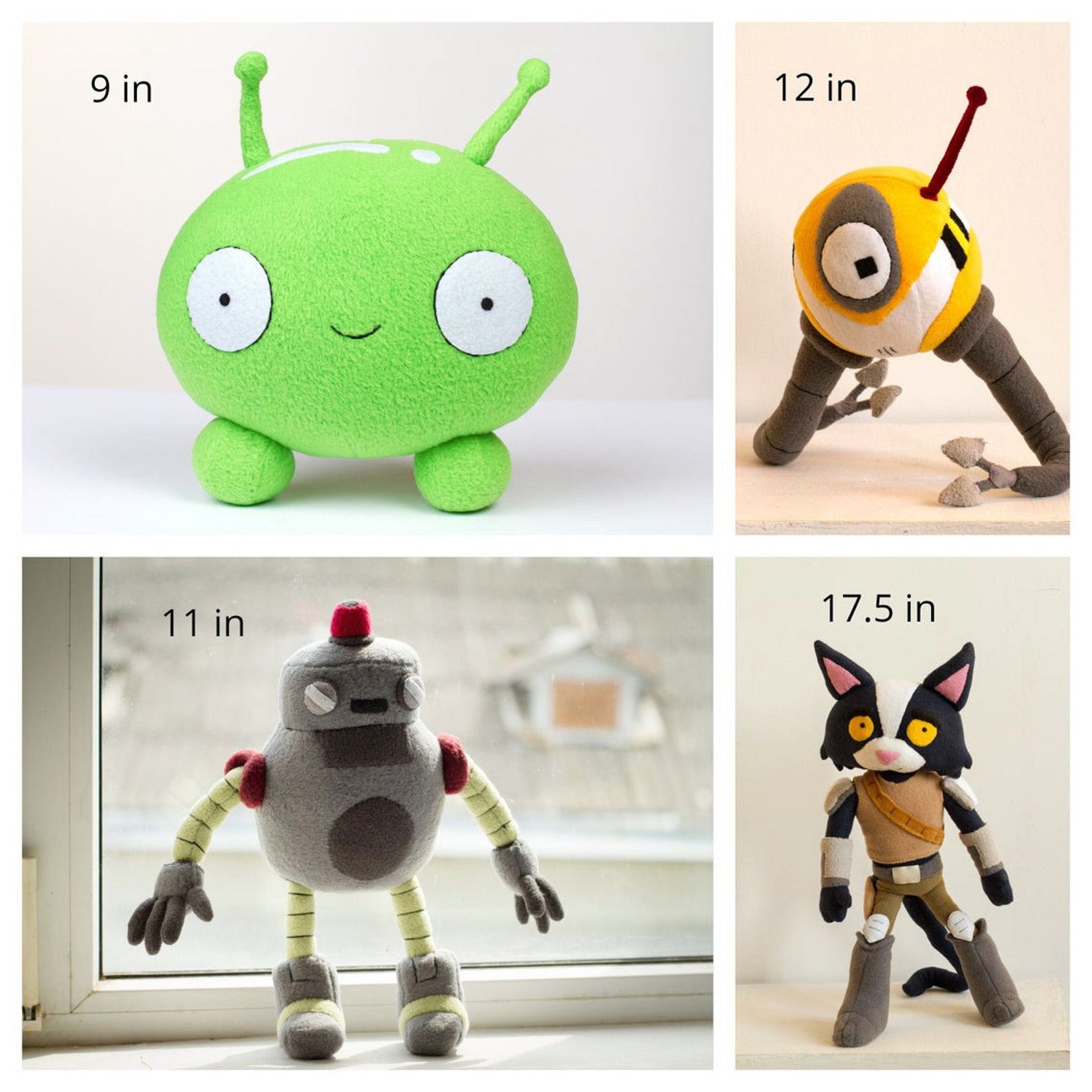 Mooncake Final Space Green Alien Handmade Plush - Etsy