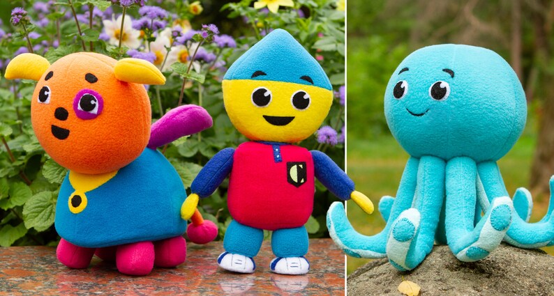 Octo Bocto Plush Handmade Charlie's Colorforms City - Etsy