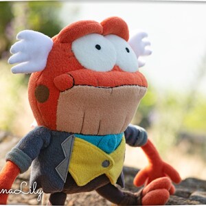 Hop Pop Plushie Amphibia Inspired Hopediah Plantar Plush, Amphibia ...