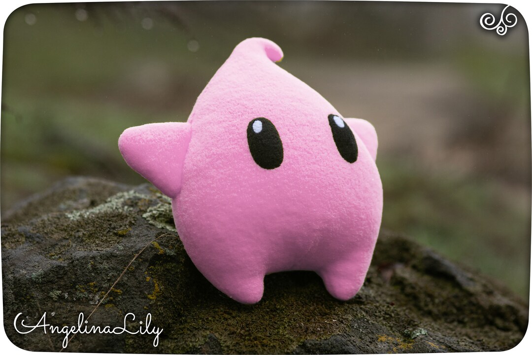 Luma Plushie, Pink Soft Star, 8 in and 5.5 In, Handmade Stuffed Animal ...