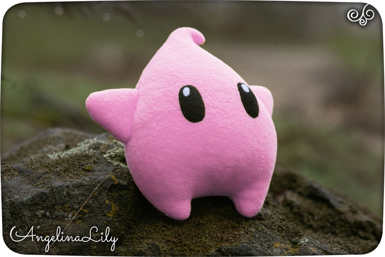 Luma Plushie Pink Soft Star 8 in and 5.5 In Handmade - Etsy