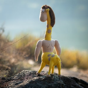Durpleton Giraffe-bodied Centaur Plushie, Centaurworld Inspired ...
