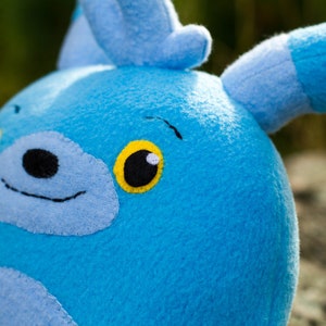 Abby Hatcher Bozzly Plush Bozzly Stuffed Animal, Handmade Soft Plush ...