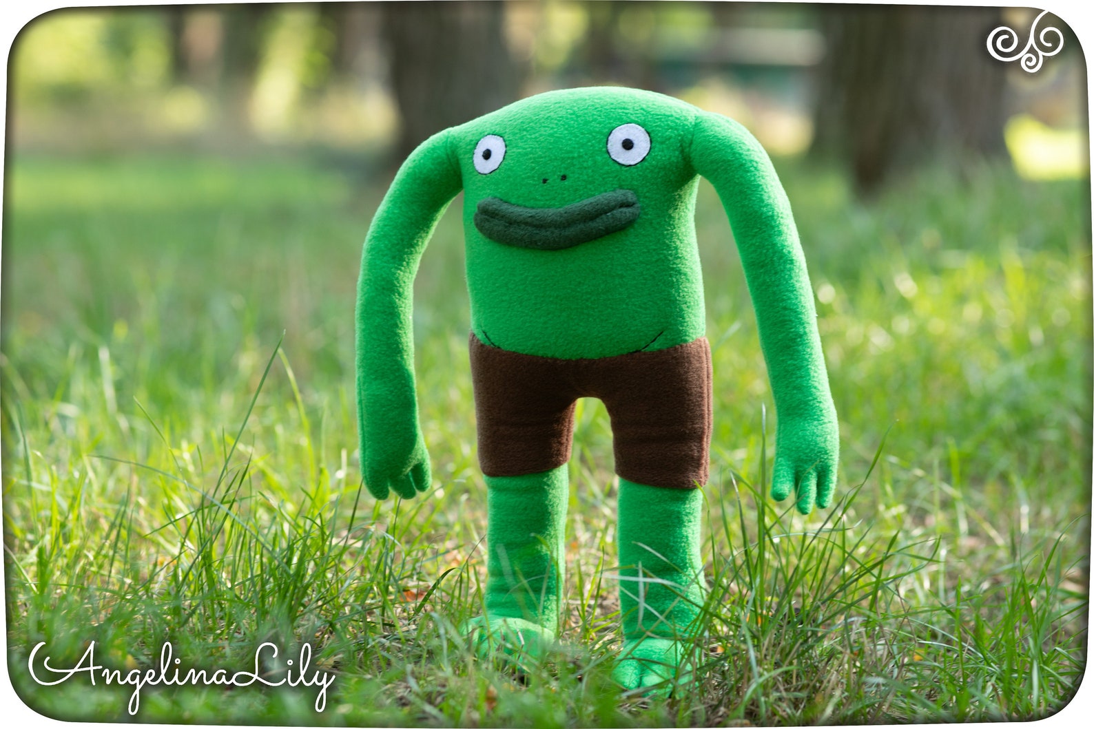 Smiling Friends Mr Frog Plushie Handmade - Etsy