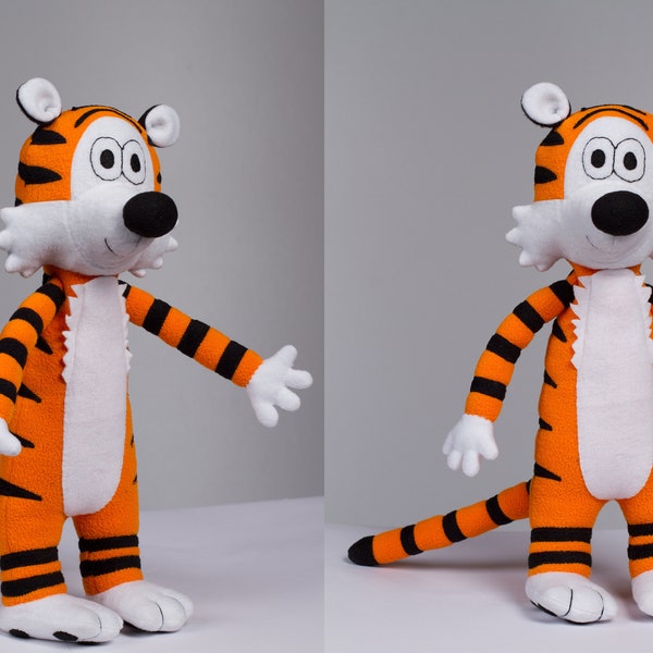 Hobbes Stuffed Tiger - Etsy
