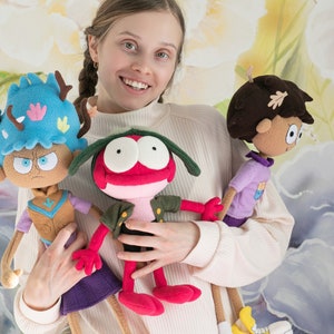 Anne Blue Power Boonchuy Amphibia Inspired Blue Magic Anne Boonchuy ...