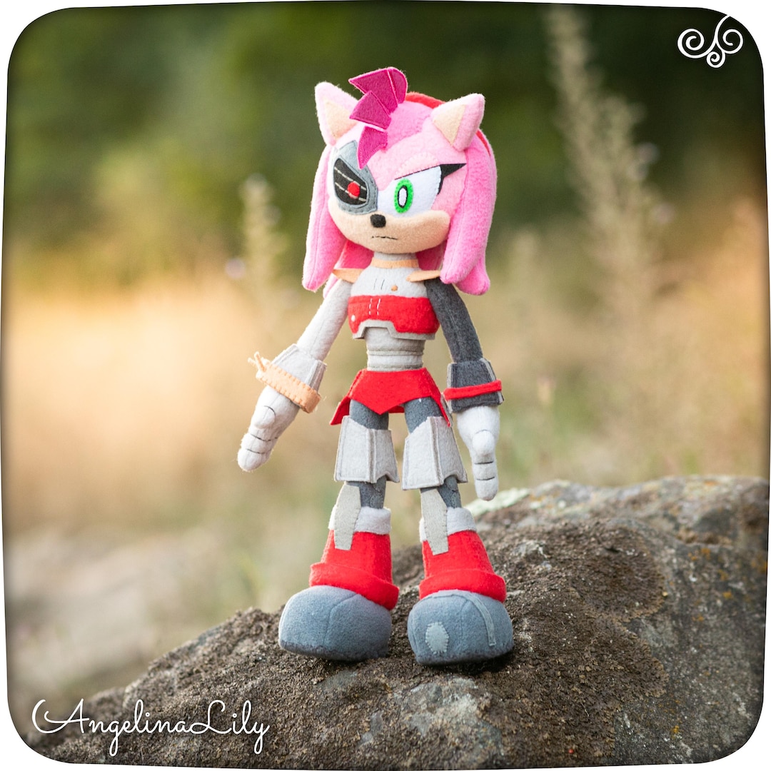 Rusty Rose Plushie, Sonic the Hedgehog Inspired, Handmade Plush, Amy ...