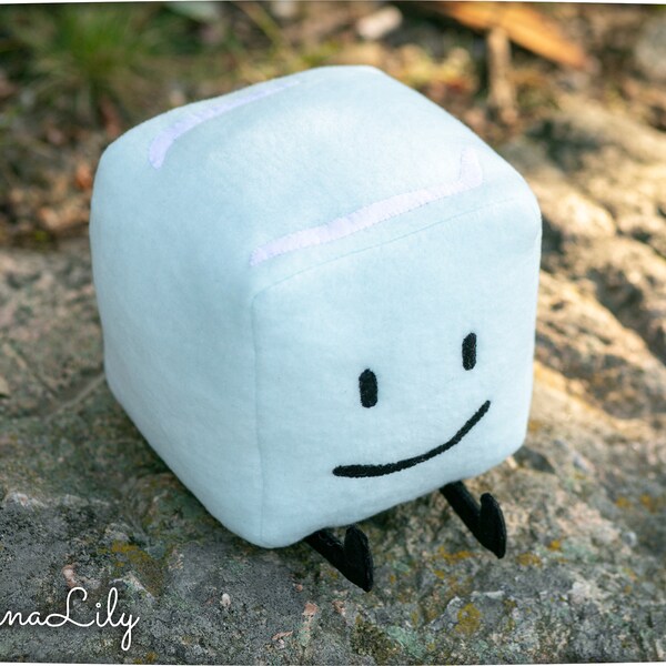 Ice Cube Bfdi Plush - Etsy