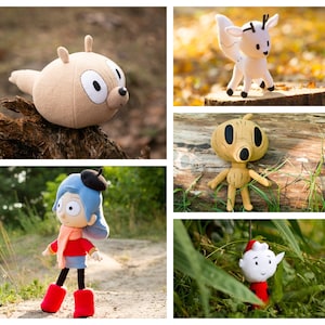 Woff Hilda Inspired, Wolf Pups Plush Hilda, Hilda Woff Stuffed Animal ...