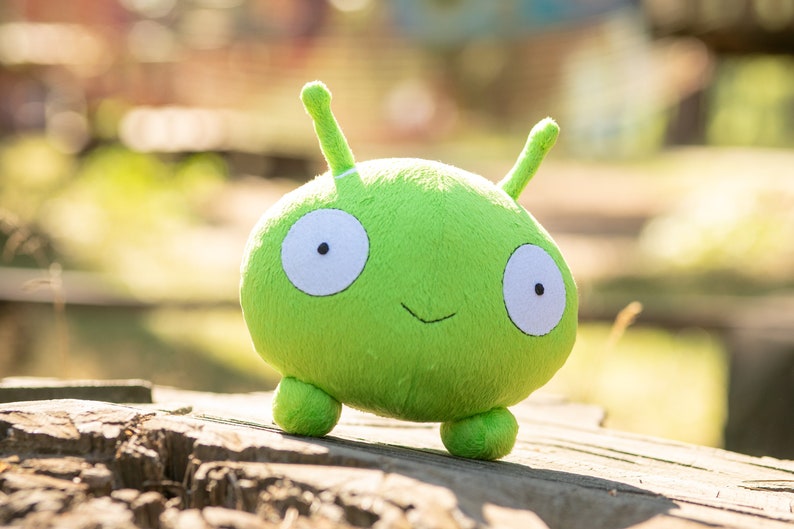 Mooncake Final Space Green Alien Handmade Plush - Etsy