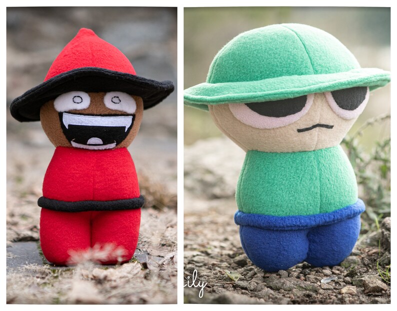 Unfairness Red Bambi Plush Unfair Red Guy FNF Inspired - Etsy UK