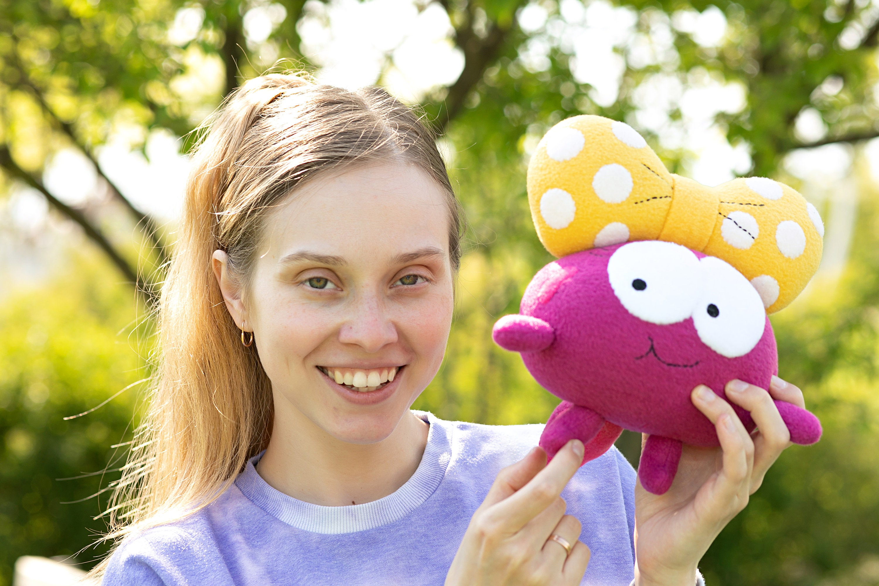 Polly With Legs Amphibia Inspired Handmade Plush Toy 8.5 in - Etsy Finland