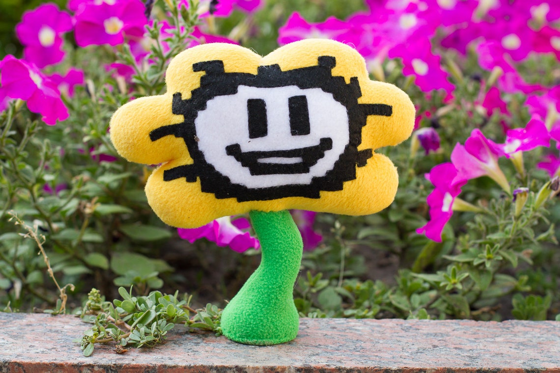 Undertale Inspired Flowey Plush Handmade Soft Toy 7 in | Etsy