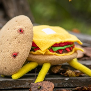 Cheespider - Cheese Spider Plush - Cheese Spider Cloudy - Spider Burger ...