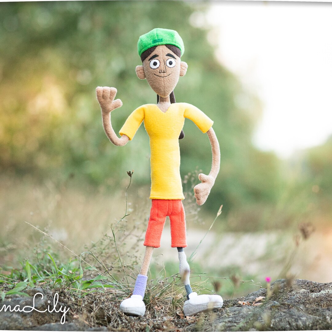 Zee Doll, Hezekias "zee" Plushie, Handmade Plush, 19.2in High With ...