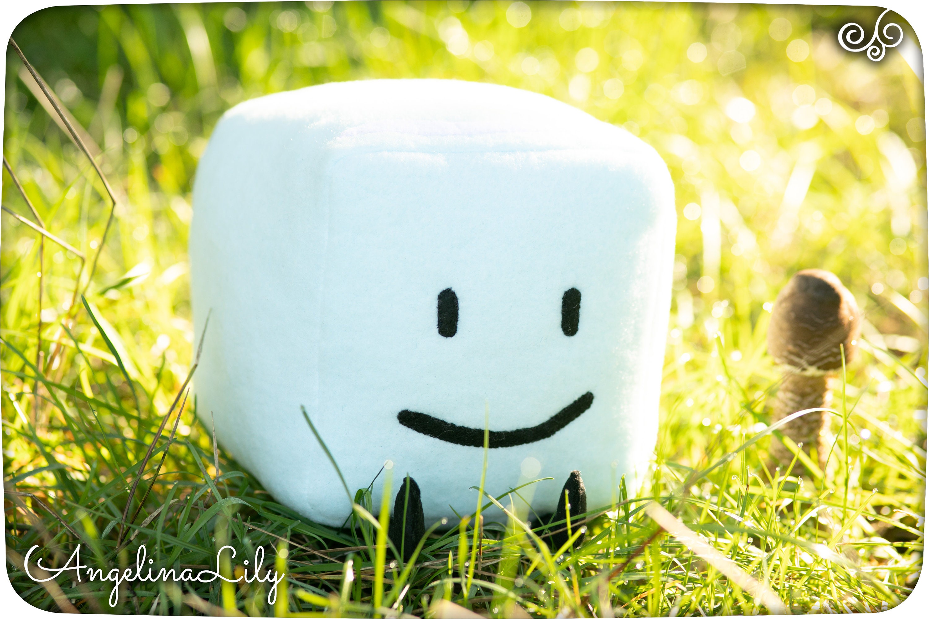 BFDI Ice Cube Handmade Plush Toy Icy Plush Battle for Dream - Etsy