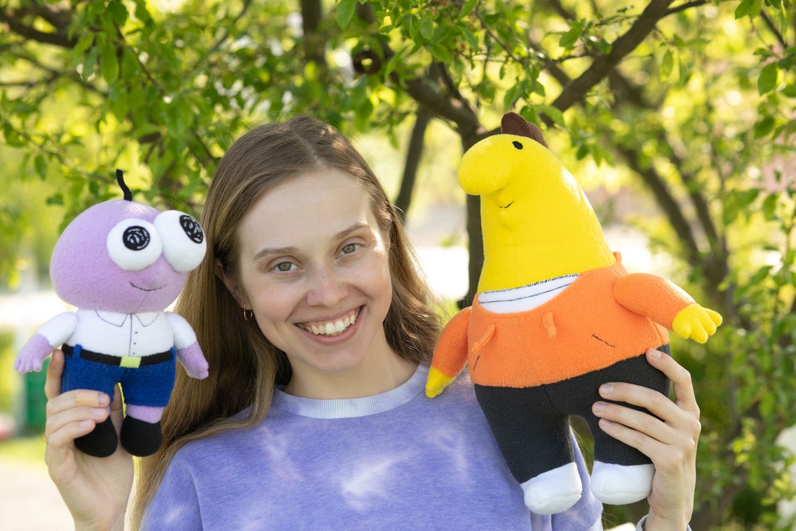 Smiling Friends Pim Plushie Handmade - Etsy UK