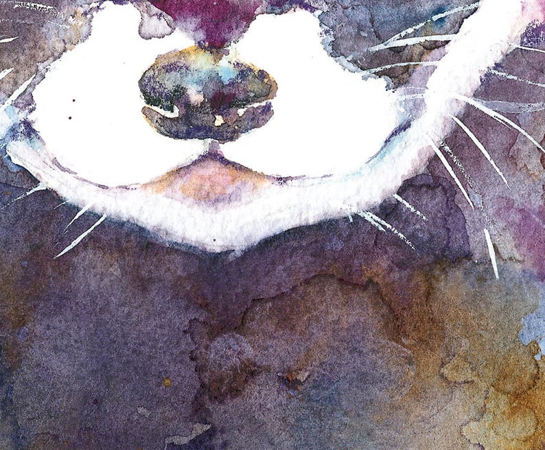 Polecat Painting Print Watercolour Polecat Painting Print Polecat Print ...