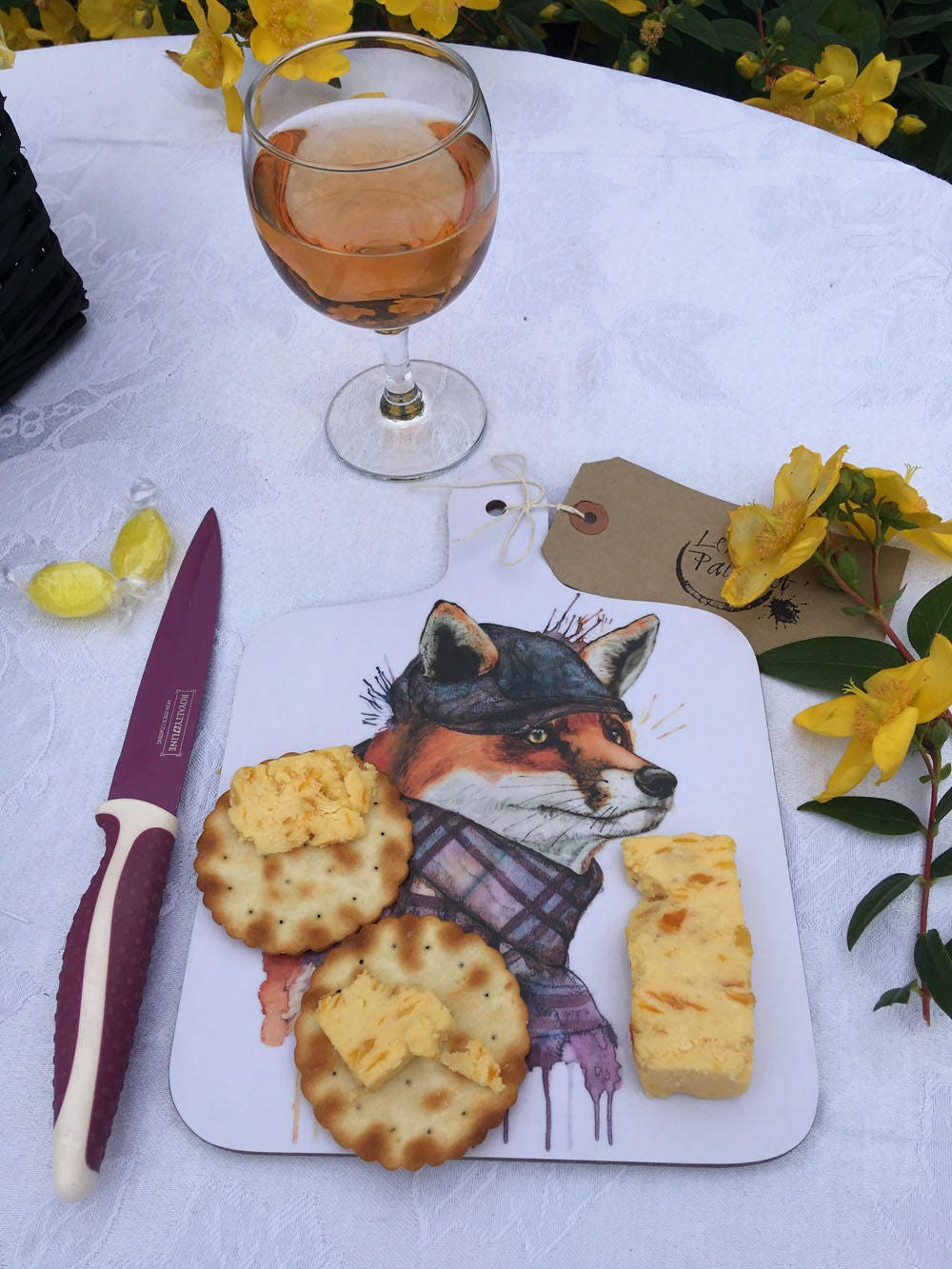 Fox Chopping Board Picture Chopping Board Wildlife Cutting Board ...