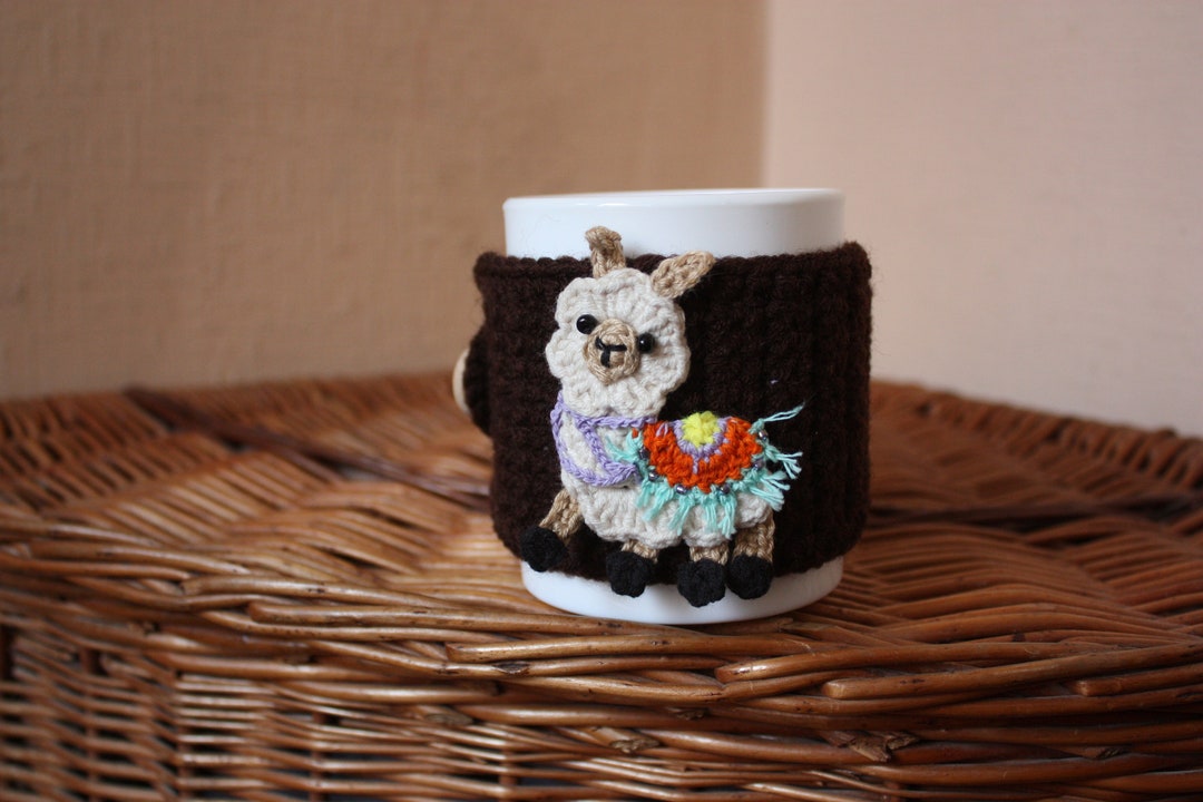 Mug Cozy With Lama, Mug Sweater, Mug Cozy, Mug Warmer, Lama Mama Mug ...
