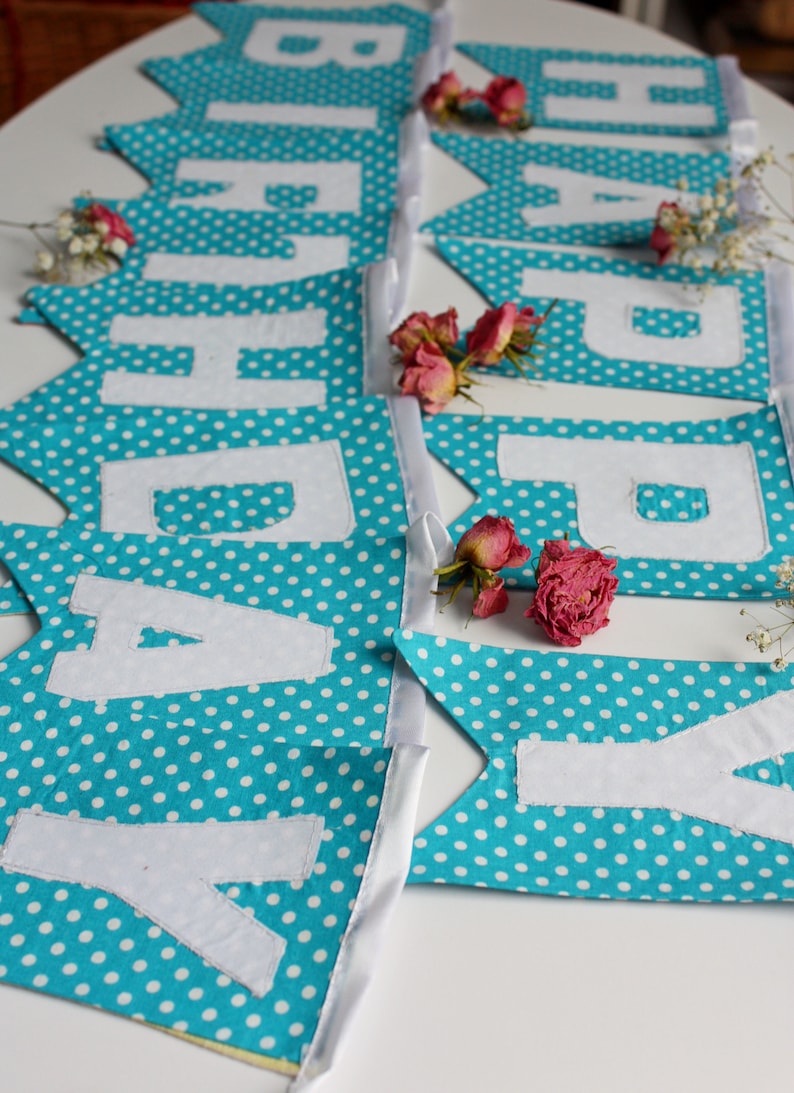 Banner Happy Birthday Party Decoration Wall Decoration | Etsy