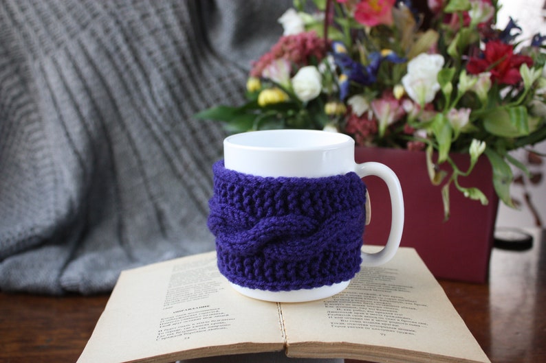 Knit Mug Cosy Mug Cover Cup Cozy Valentine's Day Gift | Etsy