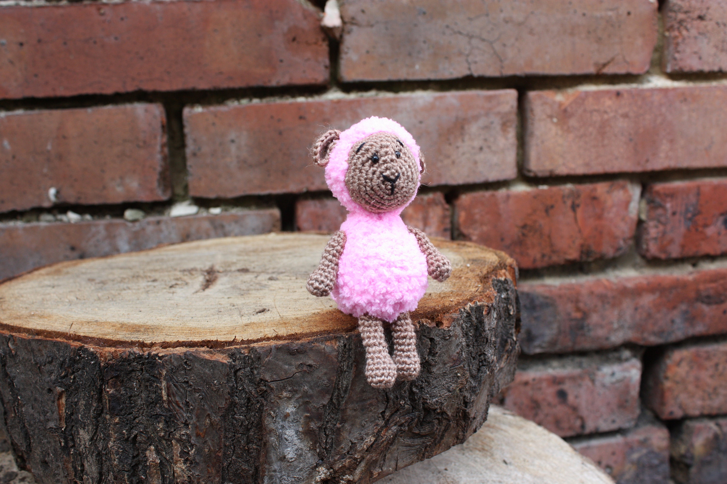 Small sheep miniature toy Small Lamb Toy black sheep pink | Etsy