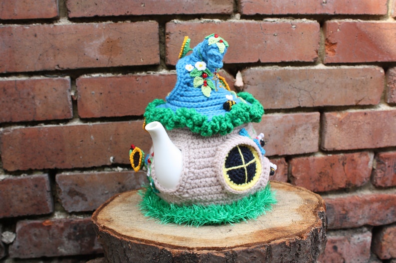 Fairy House Teapot Cosy Tea Cozy Tea Party Decor Teapot | Etsy