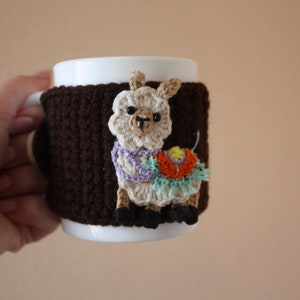 Mug Cozy With Lama, Mug Sweater, Mug Cozy, Mug Warmer, Lama Mama Mug ...