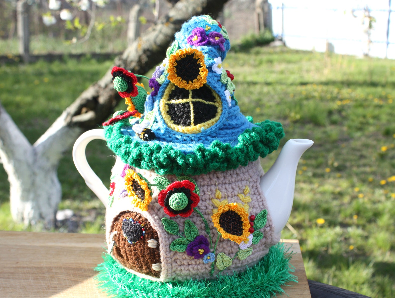 Fairy House Teapot Cosy Tea Cozy Tea Party Decor Teapot - Etsy