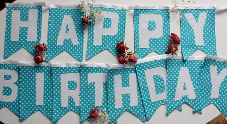 Banner Happy Birthday Party Decoration Wall Decoration - Etsy