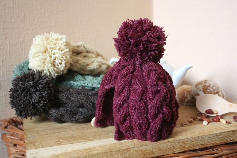 Country tea cozy teapot warmer wool tea cosy small teapot | Etsy