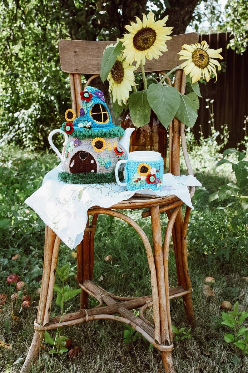 Fairy House Teapot Cosy Tea Cozy Tea Party Decor Teapot - Etsy