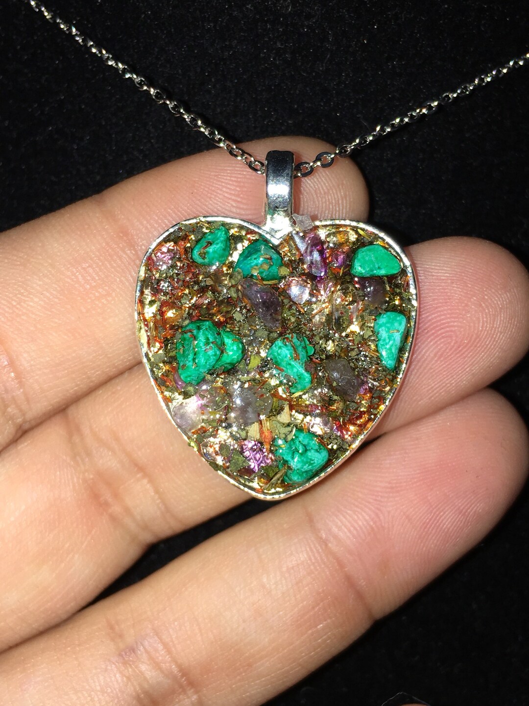 Psychic Heart Spell Necklace / Connect to Your Higher Self Spell ...