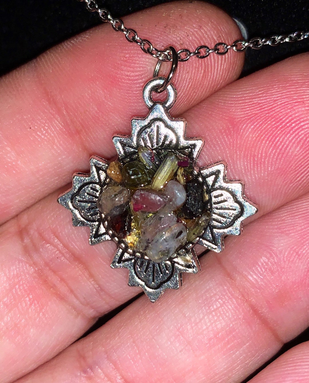 Psychic Spell Necklace/ Preserved Connect to Your Higher Self Spell ...